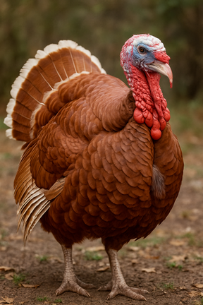 Bourbon Red Heritage Turkey Poults. (Pre-sale 2026) – AV Bird Hatchery